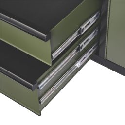 Bunker 13-Drawer Modular Roller Cabinet & Tool Chest - Screwfix