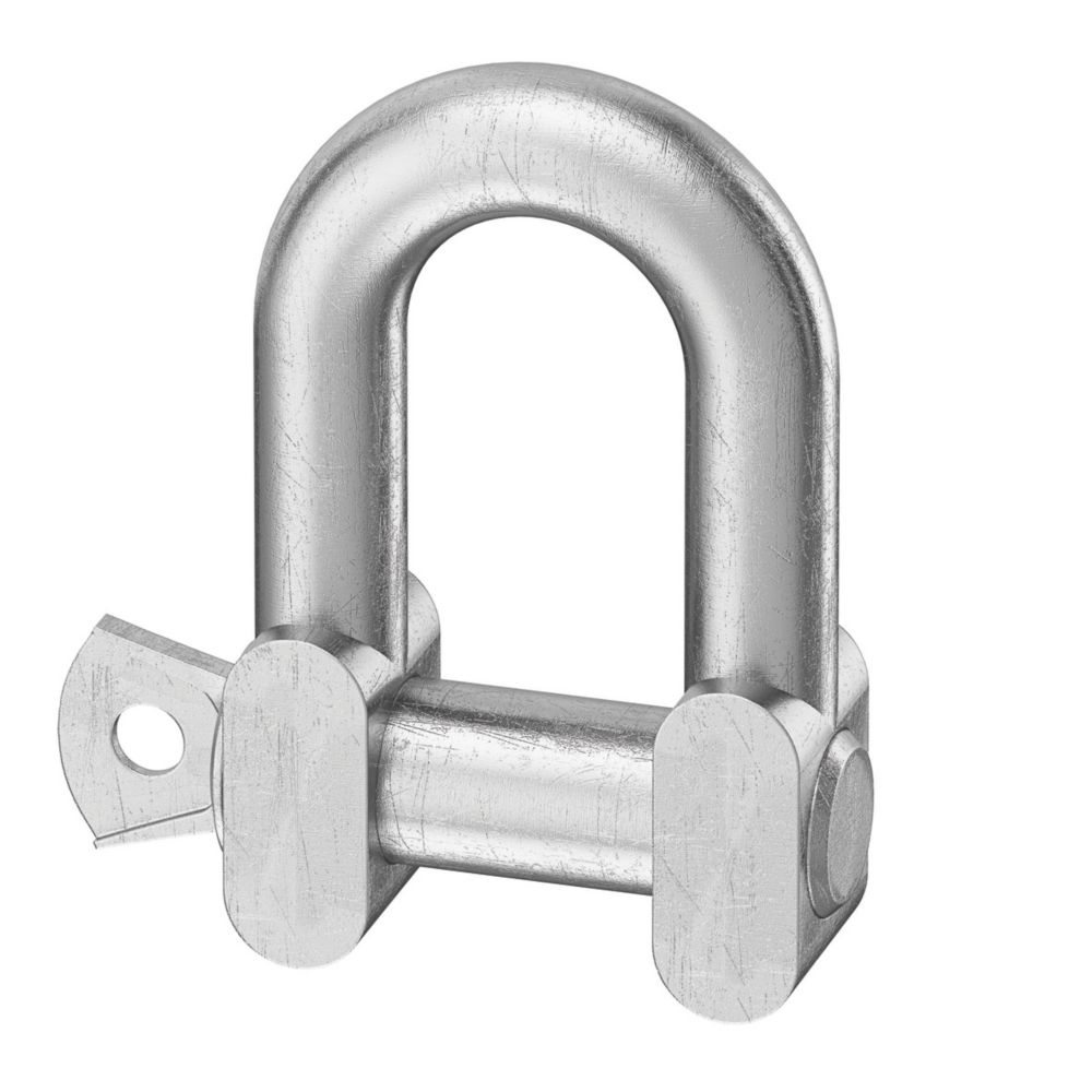 Essentials M10 D-Shackles Steel 10 Pack - Screwfix