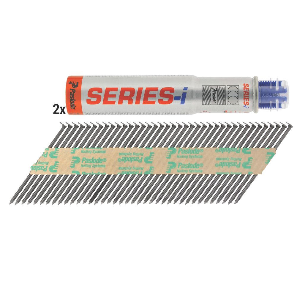 Paslode Bright IM360 Collated Nails 3.1mm x 75mm 2200 Pack - Screwfix