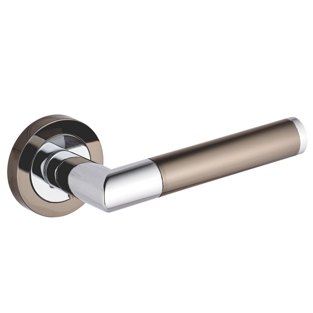 Door Handles on Rose | Door Furniture | Screwfix.com