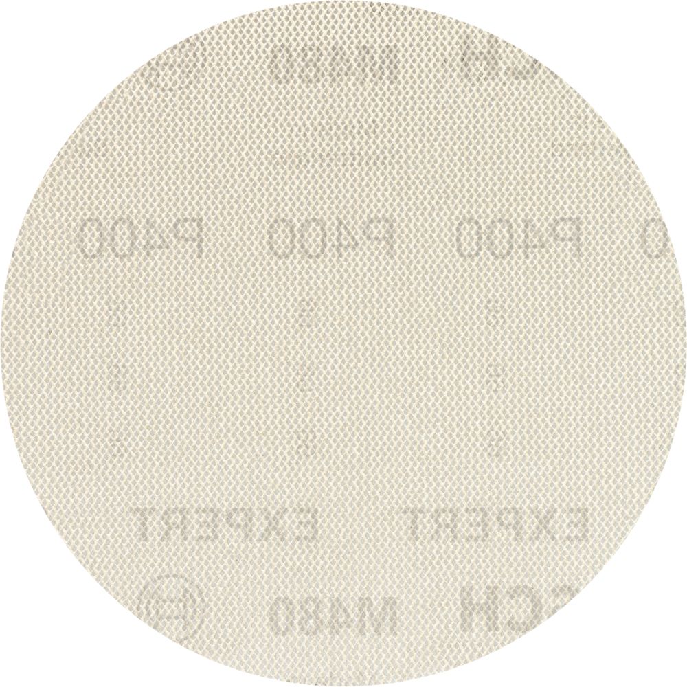 Bosch Expert M480 400 Grit Mesh Wood Sanding Nets 125mm 50 Pack - Screwfix