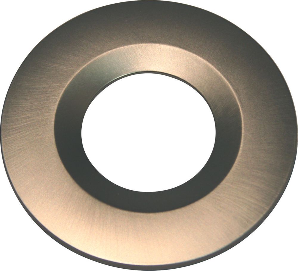 MARK Comet Downlight Bezel Brushed Nickel - Screwfix