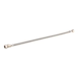 Essentials Flexible Tap Connector with Isolating Valve 15mm x 1/2" x ...