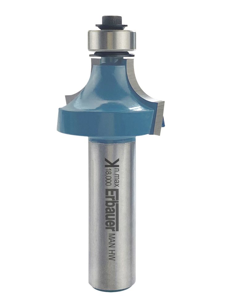 Erbauer 1/2" Rounding-Over Cutter 31.8mm x 16.7mm - Screwfix