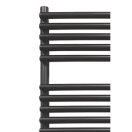 Towelrads 1500mm x 500mm 2539BTU Black Flat Designer Towel Radiator ...