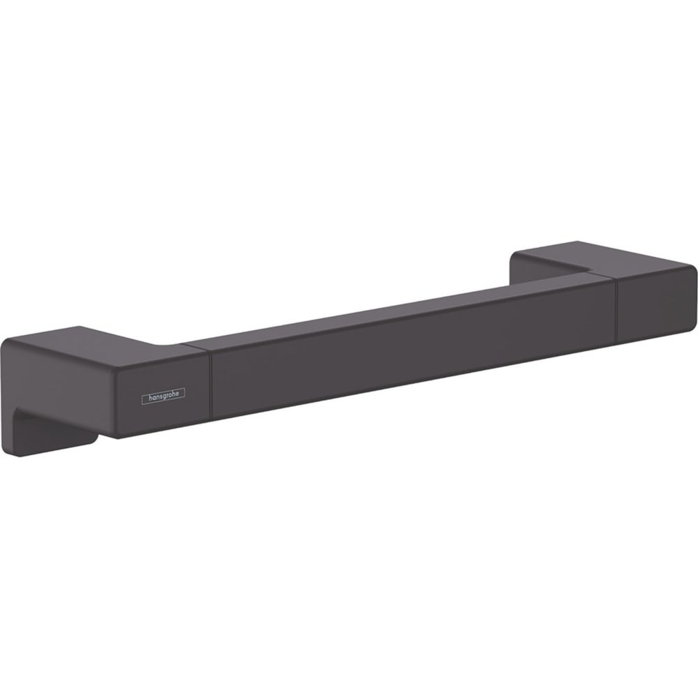 Hansgrohe AddStoris Straight Household Grab Rail Matt Black 348mm ...