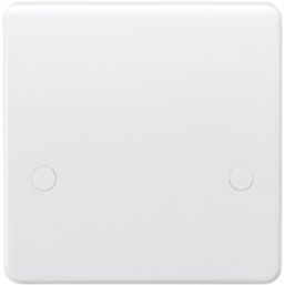 Knightsbridge Curved Edge 45A Unswitched Cooker Outlet Plate White ...