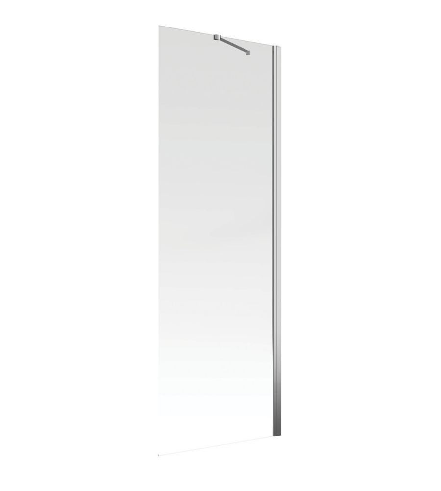 Aqualux Aquarius 6 Frameless Side Panel for Hinged Door Chrome 760mm ...