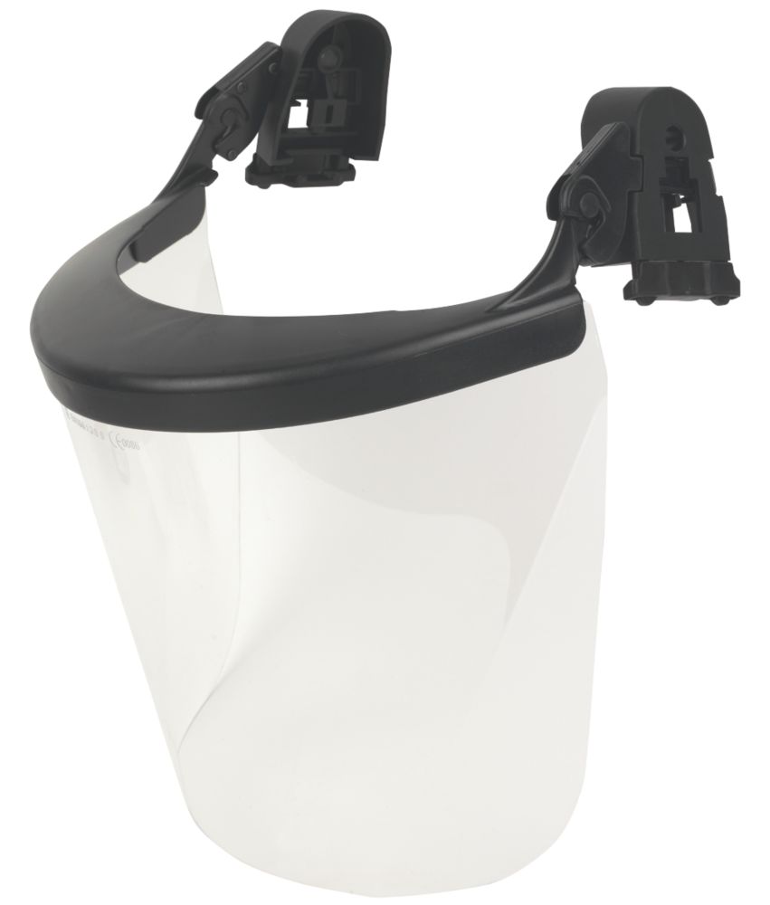 JSP Evolution Safety Helmet Visor Kit Black/Clear - Screwfix