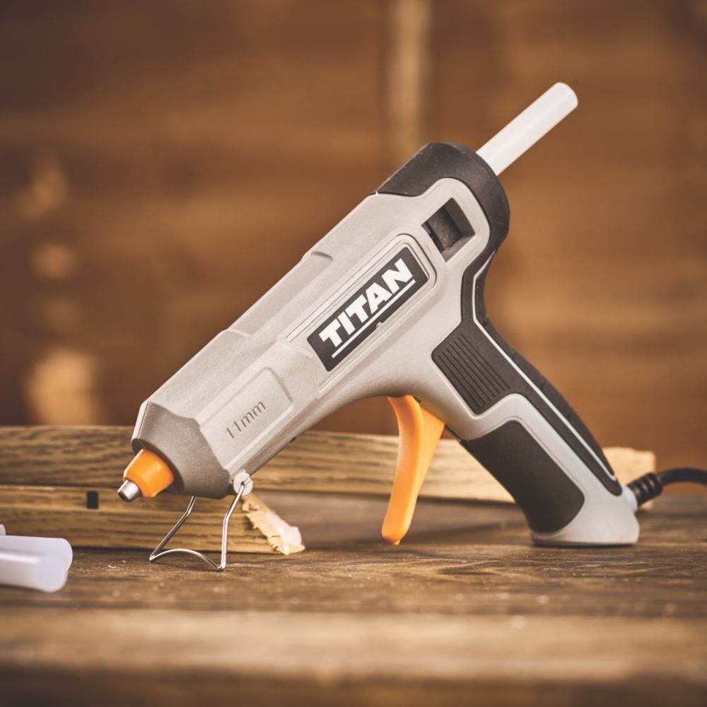 Titan TTB956GLG Electric Glue Gun 230 240V Screwfix