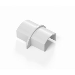 D-Line Trunking Connectors 20mm x 10mm 5 Pack - Screwfix