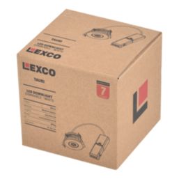Lexco Tauri Fixed Fire Rated LED Downlight White 8W 500-800lm - Screwfix