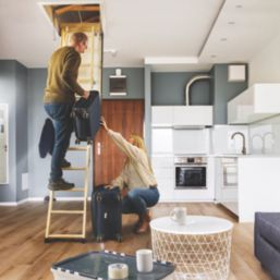 TB Davies LuxFold 2.8m Loft Ladder Kit - Screwfix