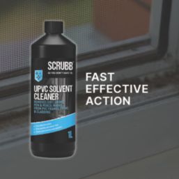 Scrubb UPVC Cleaner Solvent 1Ltr - Screwfix