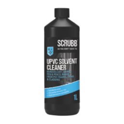 Scrubb UPVC Cleaner Solvent 1Ltr - Screwfix