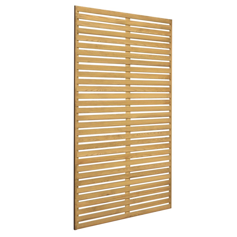 Forest Softwood Rectangular Slatted Trellis 3' x 6' 5 Pack - Screwfix