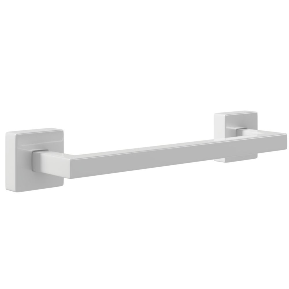 ETAL Straight Doc M Grab Bar White 280mm - Screwfix
