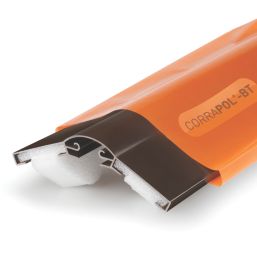 Corrapol-BT Brown 3mm Super Ridge Bar 3000mm x 148mm - Screwfix