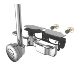 Aqualisa Link Exposed Retrofit Gravity-Pumped Ceiling-Fed Chrome ...