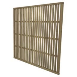 Forest Trellis Garden Screen 6' x 6' 5 Pack - Screwfix
