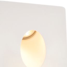 Saxby Allure LED Plaster Wall Light White 1.6W 64lm - Screwfix