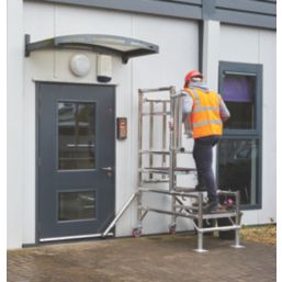 TB Davies Telescopic BS8620 Aluminium Podium Step 1.2-1.45m - Screwfix