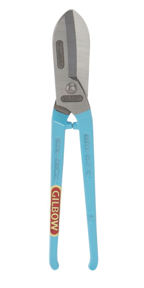 Irwin Gilbow Tin Snips 10" (250mm) - Screwfix