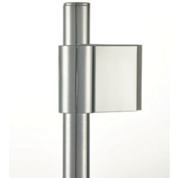 Swirl Shower Rail with Slider Chrome 700mm - Screwfix