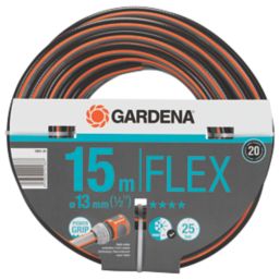 Gardena Comfort Flex 15m Hose Pipe - Screwfix
