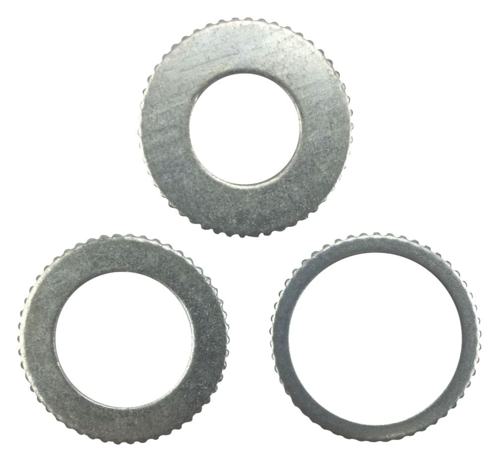 Erbauer 20mm Reduction Ring Set 3 Pieces - Screwfix