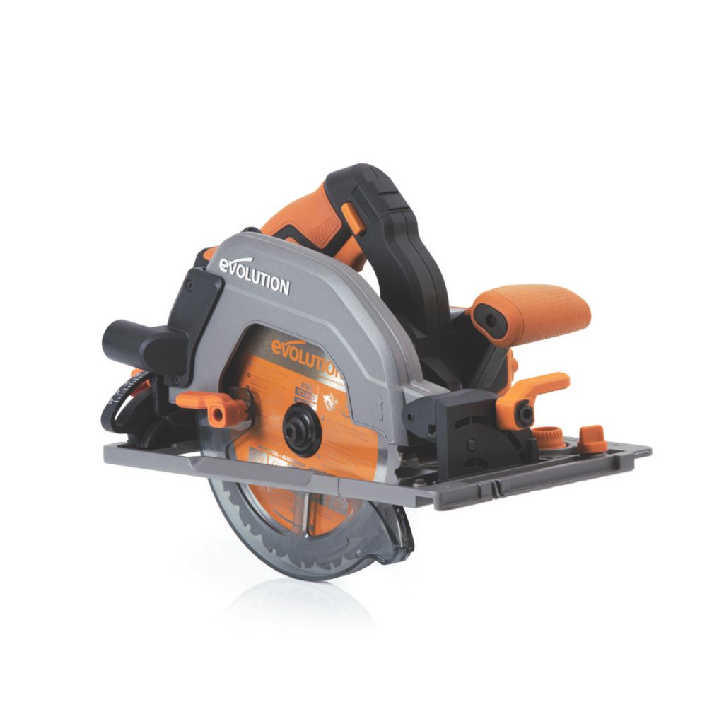 Evolution R185CCSX 185mm 18V Li-Ion EXT Brushless Cordless Track Circular Saw - Bare - Screwfix
