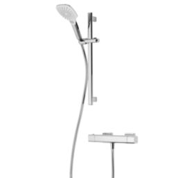 Triton Velino Rear Fed Exposed Chrome Thermostatic Mixer Shower Screwfix