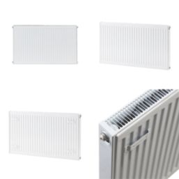 Flomasta 600mm x 900mm 4104BTU White Type 21 Convector Radiator - Screwfix