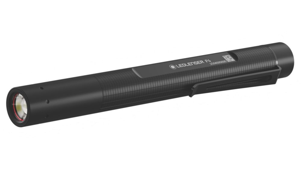 LEDlenser P4 LED Pen Torch Black 180lm - Screwfix