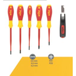 Wiha VDE Electricians Tool Set 13 Pieces - Screwfix