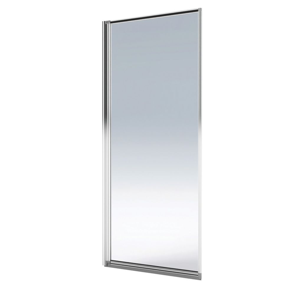 Aqualux Aqua 3 Framed Silver Bathscreen 1375 x 750mm | Shower Screens ...