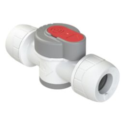 PolyPlumb Enhanced Shut Off Valve 15mm - Screwfix