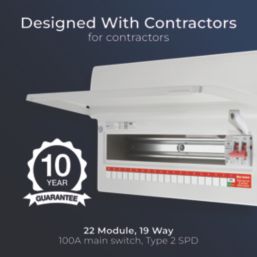 British General CF22MS19-01 19-Module 19-Way Part-Populated High ...