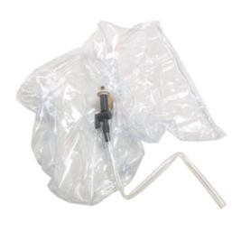 Stormguard Chimney Inflatable Draught Excluder Transparent 700mm - Screwfix