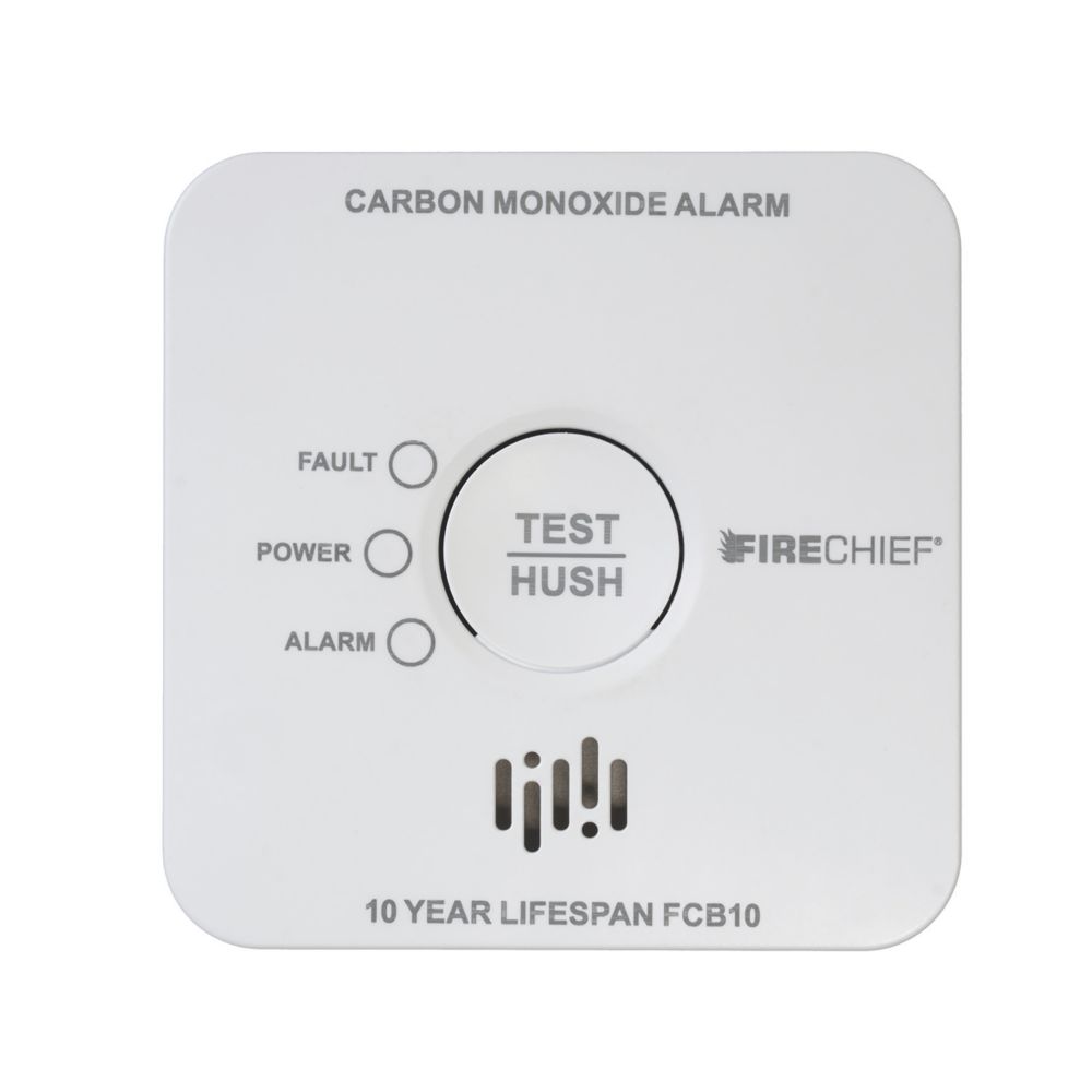 Firechief FCB10 Battery Standalone Carbon Monoxide Alarm - Screwfix