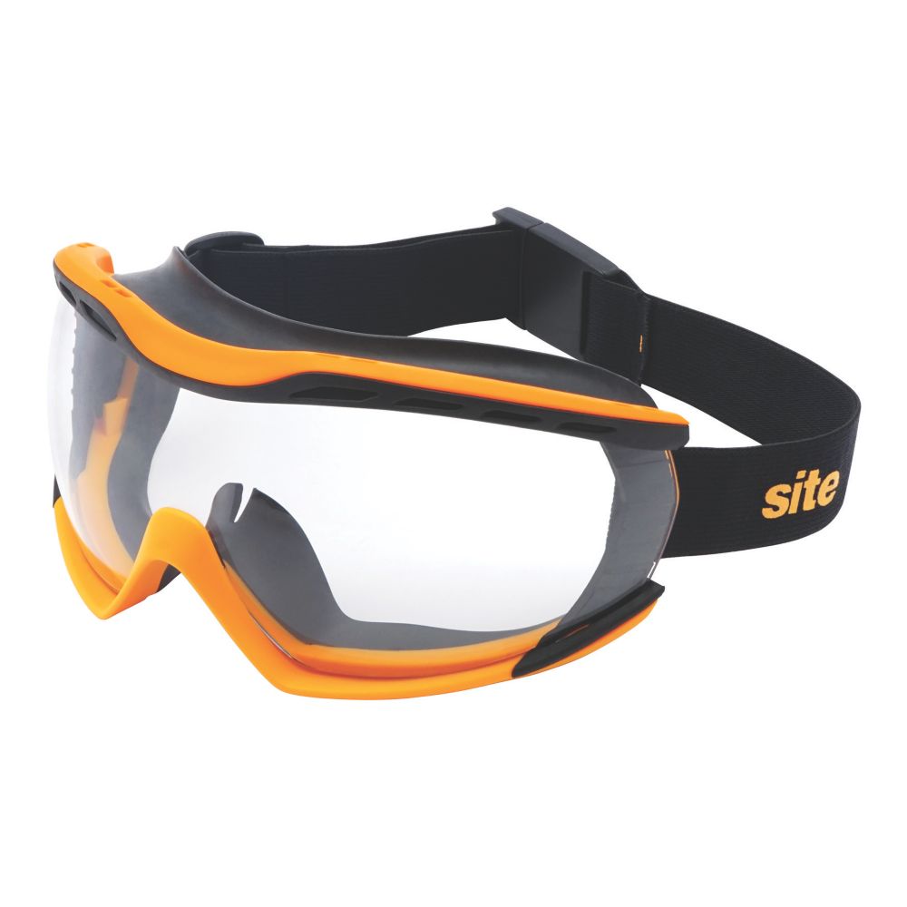 Site SEY600 Safety Goggles - Screwfix