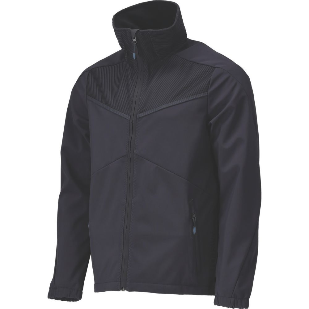 Mascot Customized Softshell Jacket Dark Navy Large 41" Chest - Screwfix