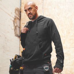 Scruffs Worker Hoodie Black X Large 51.5" Chest - Screwfix