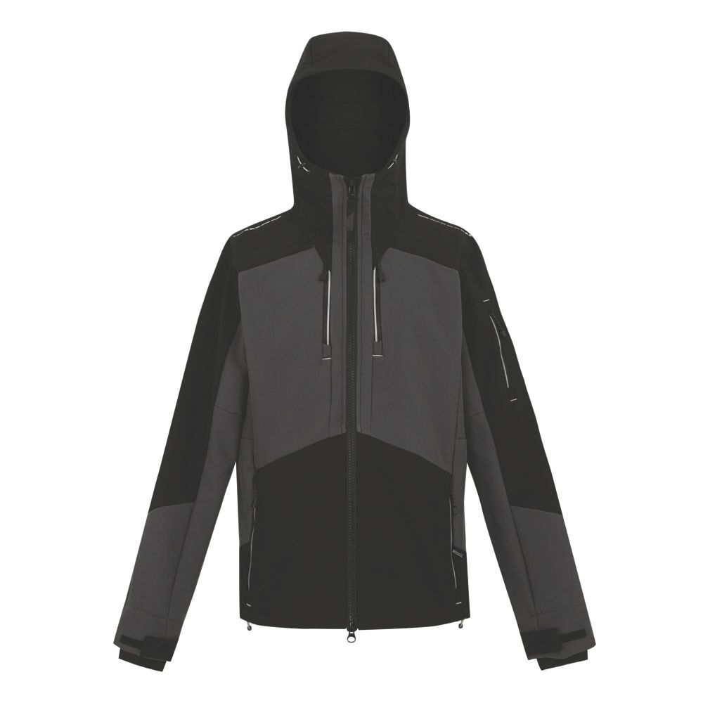 Regatta 4 Tex Jacket Slate Grey/ Black Medium 40" Chest - Screwfix