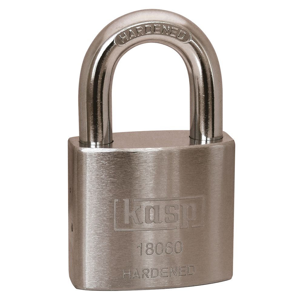 Kasp K18060D Hardened Steel Weatherproof Padlock 60mm - Screwfix