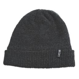 JCB Work Beanie Black & Grey Marl - Screwfix