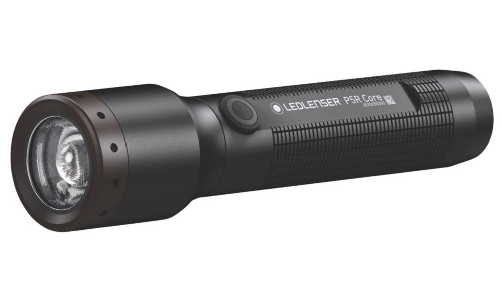 LEDlenser P5R CORE Rechargeable LED Torch Black 500lm | Torches ...