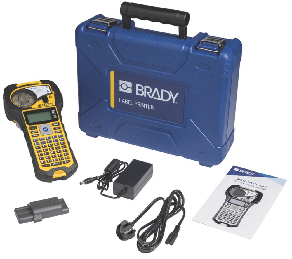 Brady M210-KIT UK Portable Label Printer - Screwfix