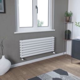 Ximax Fortuna Duplex 410mm x 1000mm 2519BTU White Horizontal Designer ...