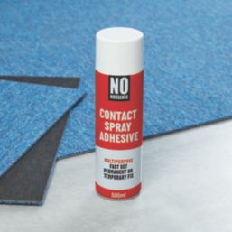 No Nonsense Contact Spray Adhesive Clear 500ml - Screwfix